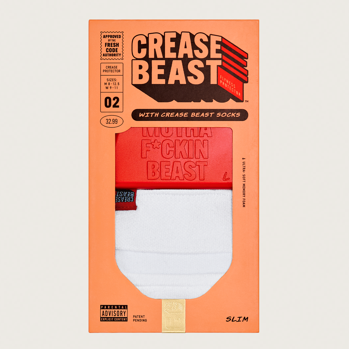 The Crease Beast Slim - Comfortable Memory Foam Crease Protector ...